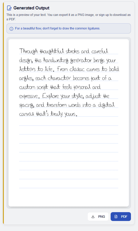 ScribbleSync. Your handwriting beautifully rendered.